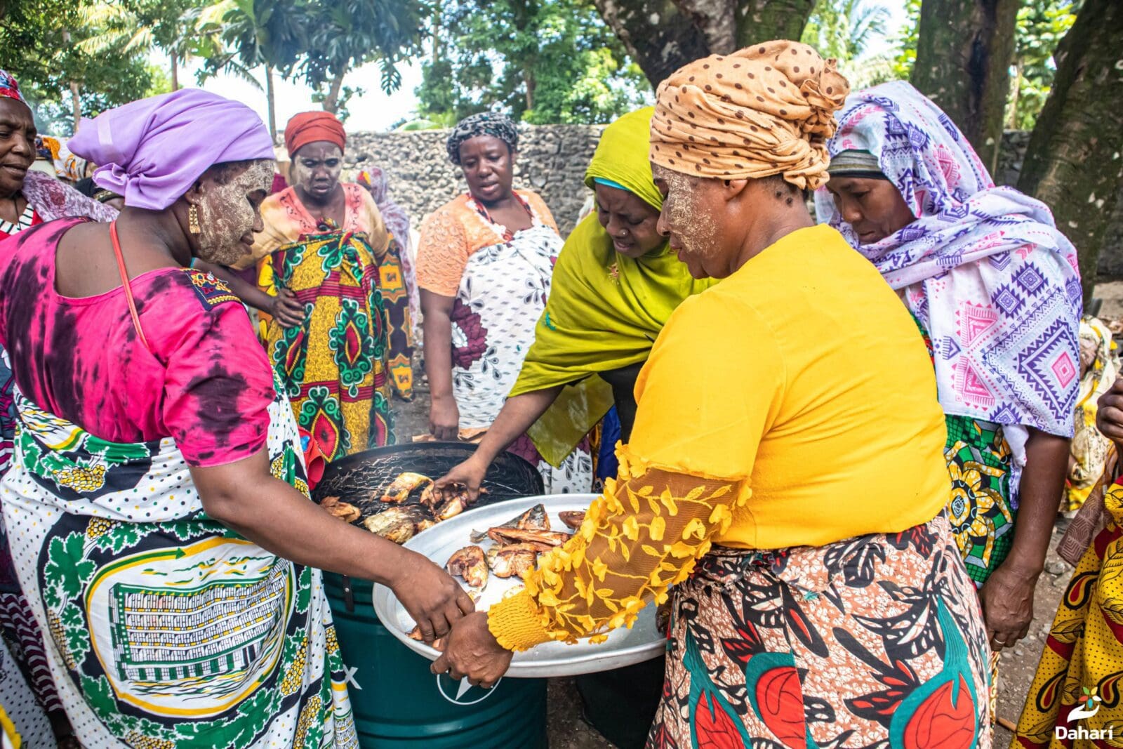 Women in Comoros smoke fish to boost income and community development ...