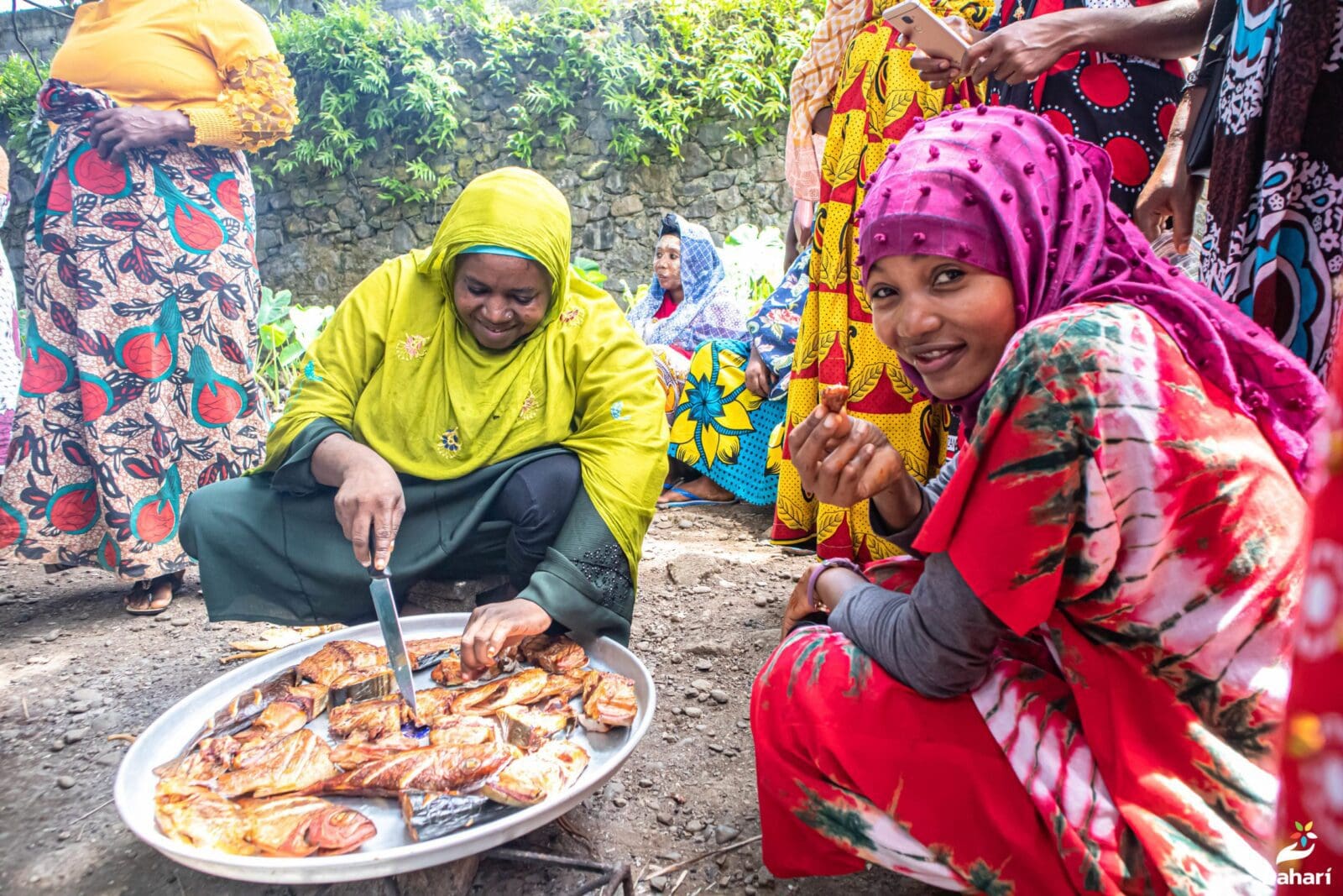 Women in Comoros smoke fish to boost income and community development ...